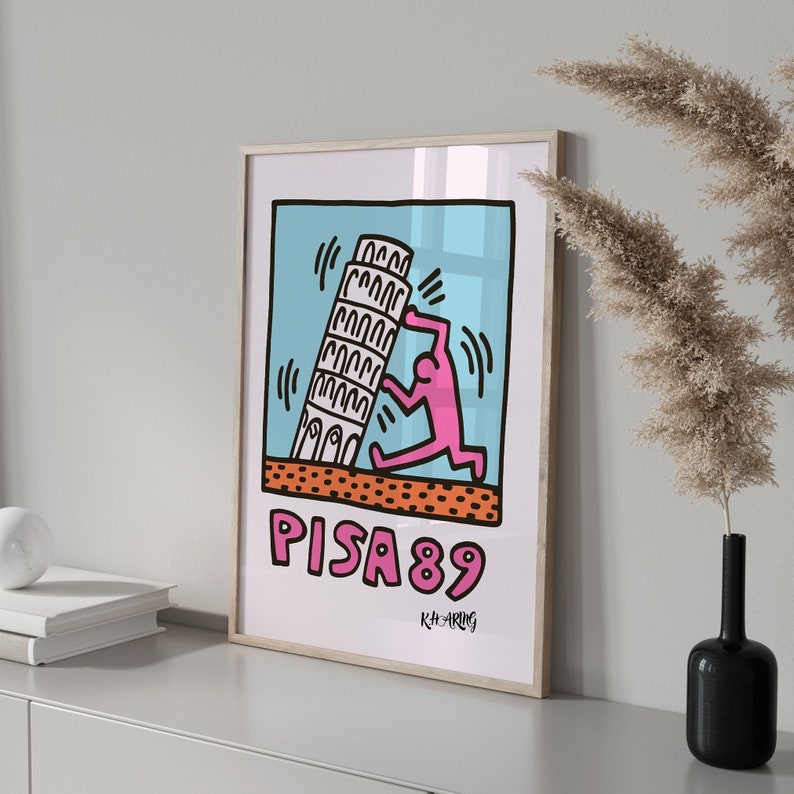 Keith Haring Print Keith Haring Poster Museum Poster Keith - Etsy