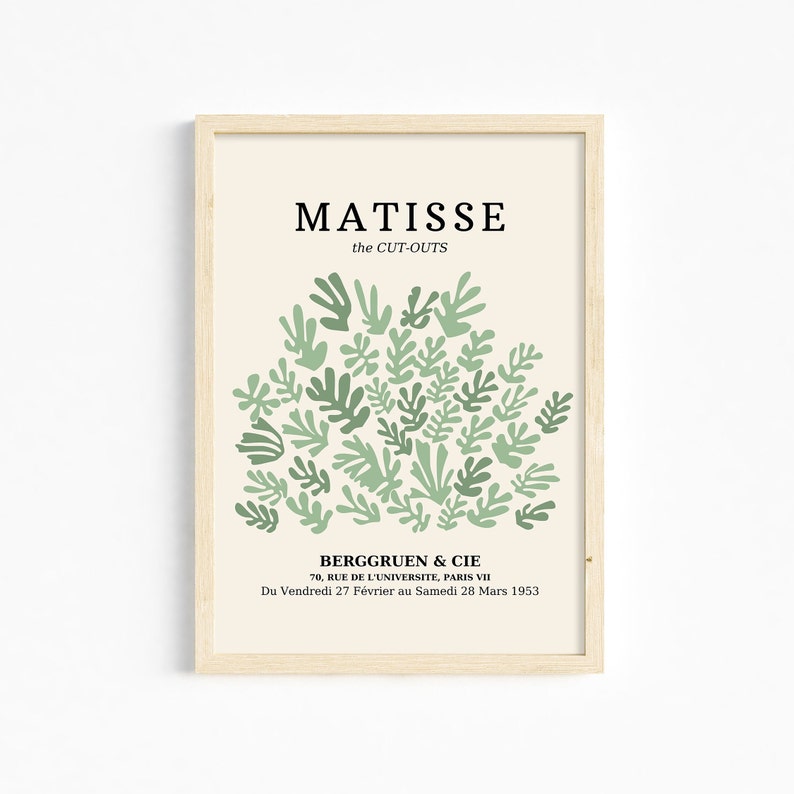 Matisse, Monet, Van Gogh Gallery Wall Art Set (digital Download) - Etsy