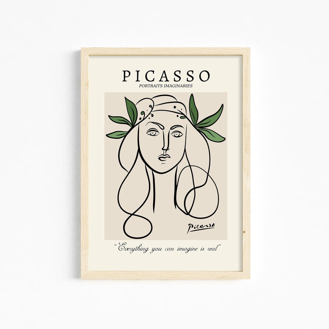 Picasso One Line Drawing, Picasso Print, Picasso Poster, Picasso Art ...