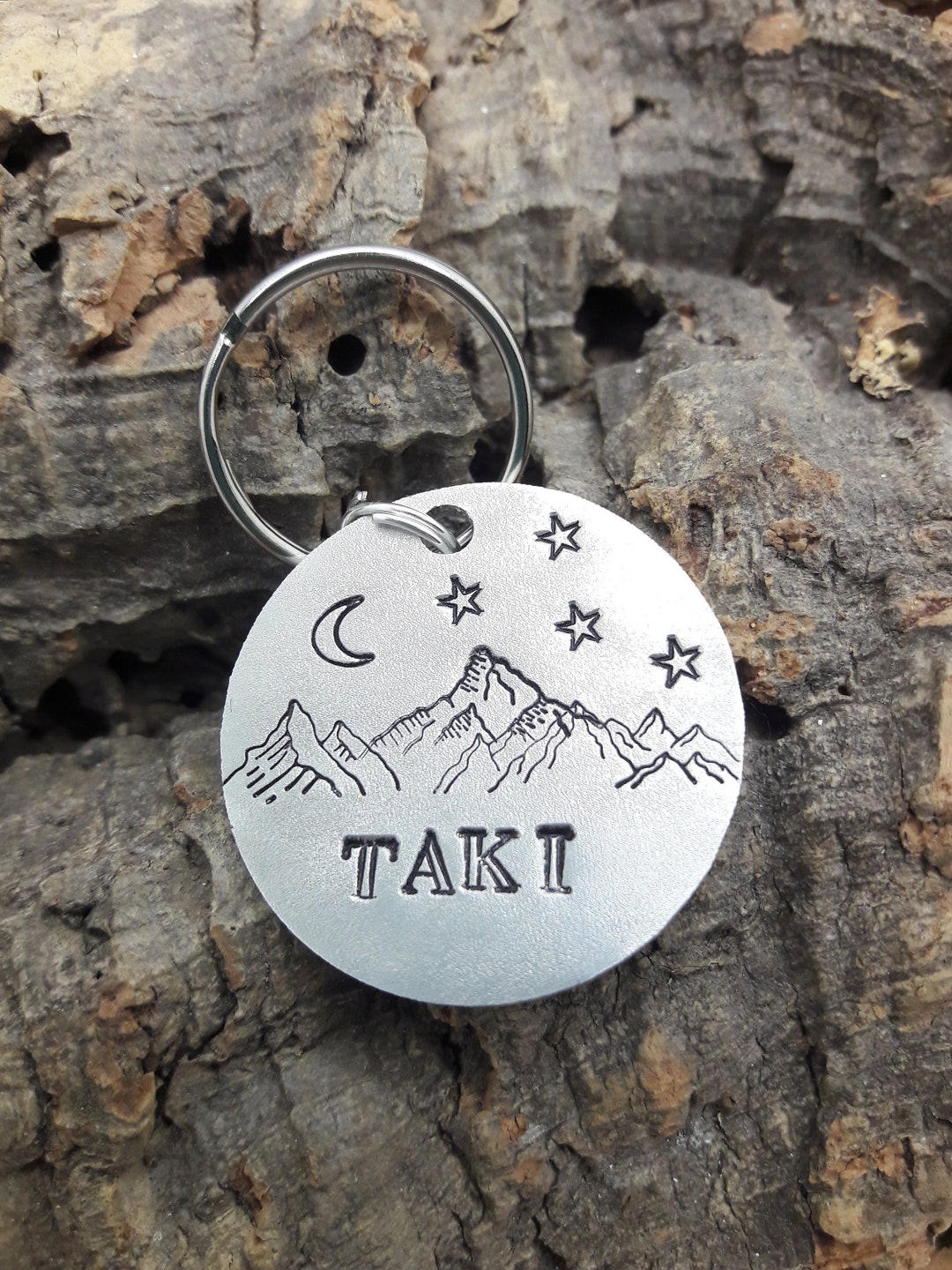 Taki Dog Identity Medal, Engraved Dog Medal, Personalized Dog Medallion ...