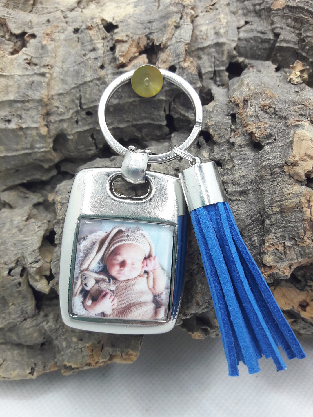 Personalized Photo Metal Key Ring, Double-sided Key Ring, Gift Key Ring ...