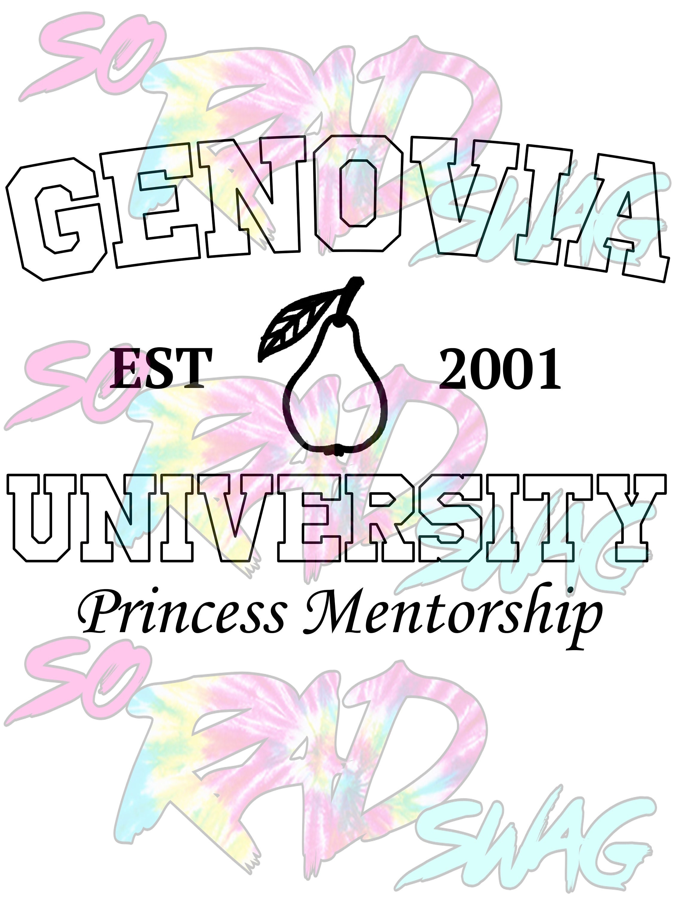 Genovia University Princess Mentorship Princess Diaries Retro Graphic ...
