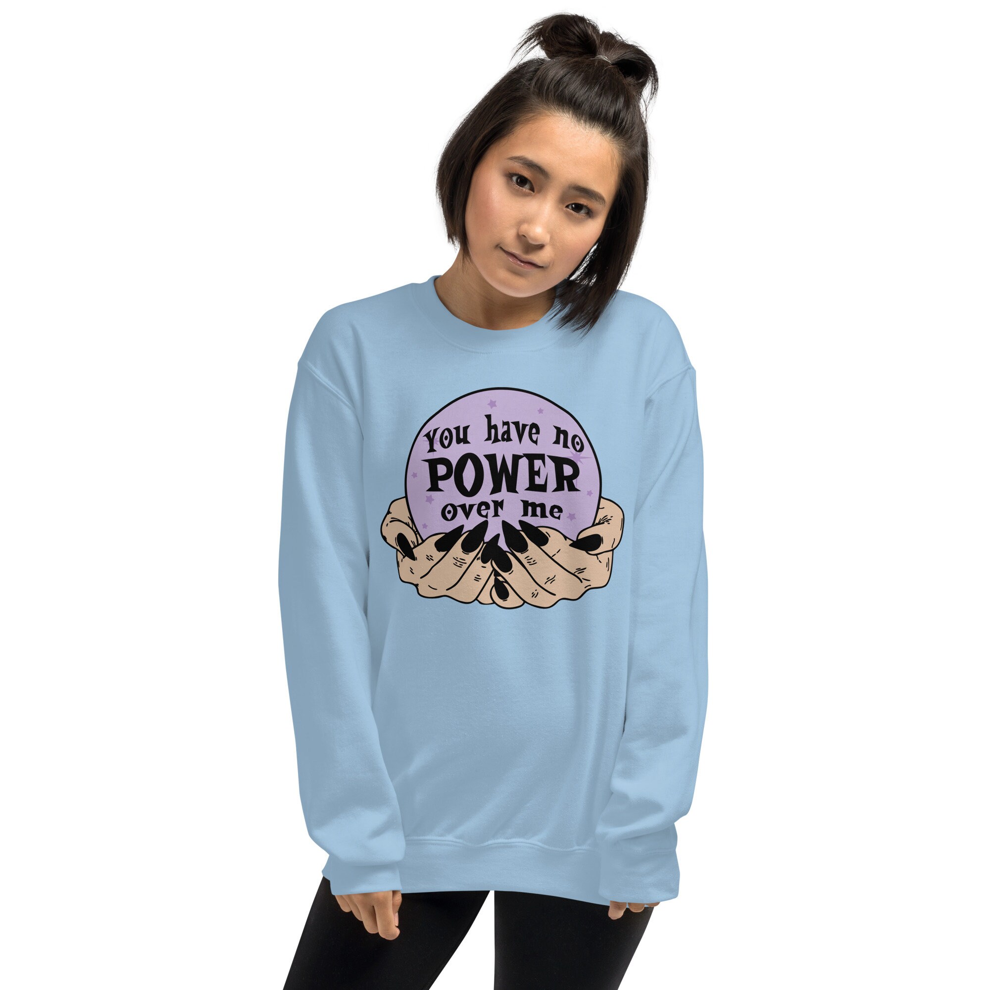 Custom You Have No Power Over Me Retro Graphic Unisex Sweatshirt - Etsy
