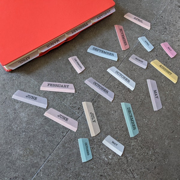 Transparent Tab Stickers - Etsy