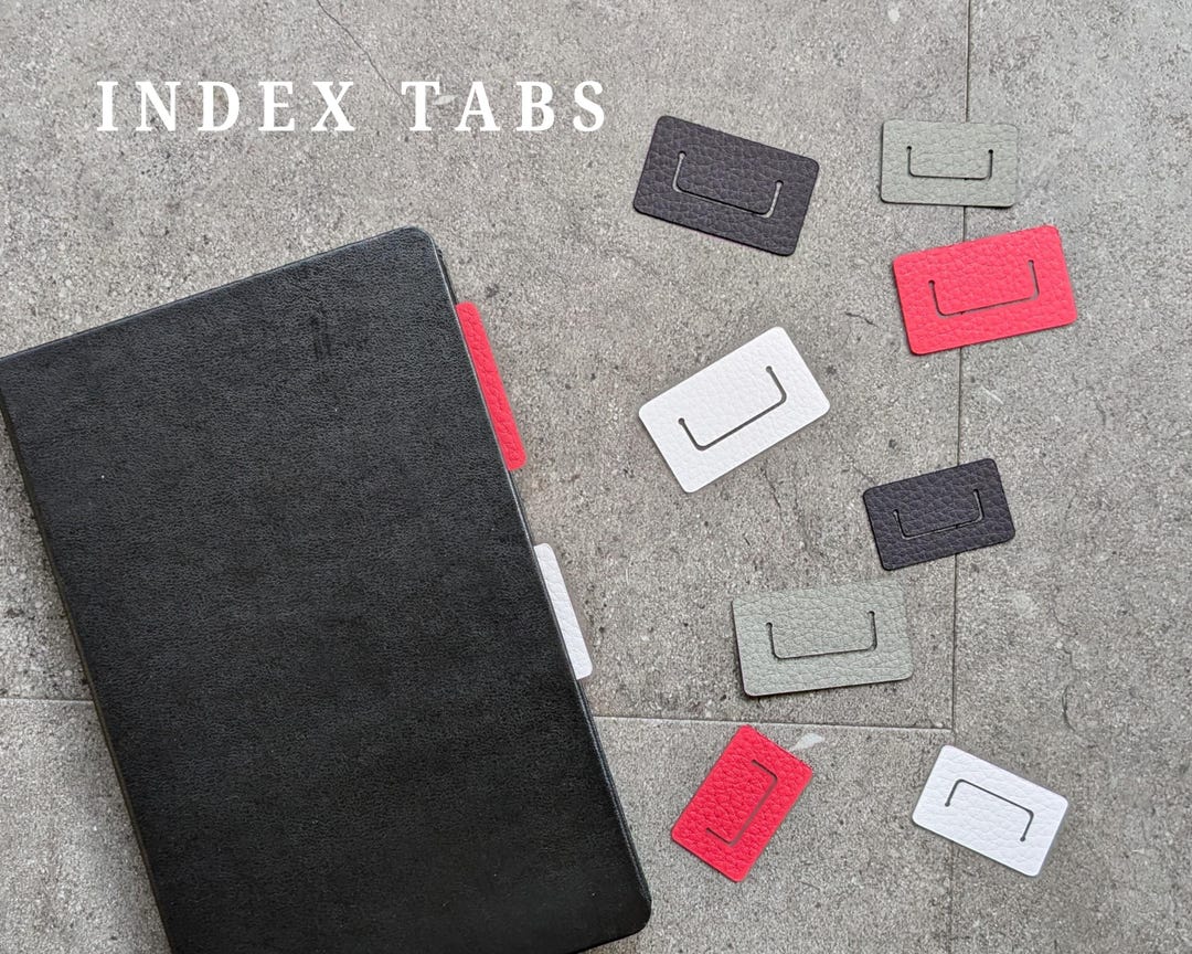 Planner Index Tabs, Small and Regular Size for Planners, Dividers ...