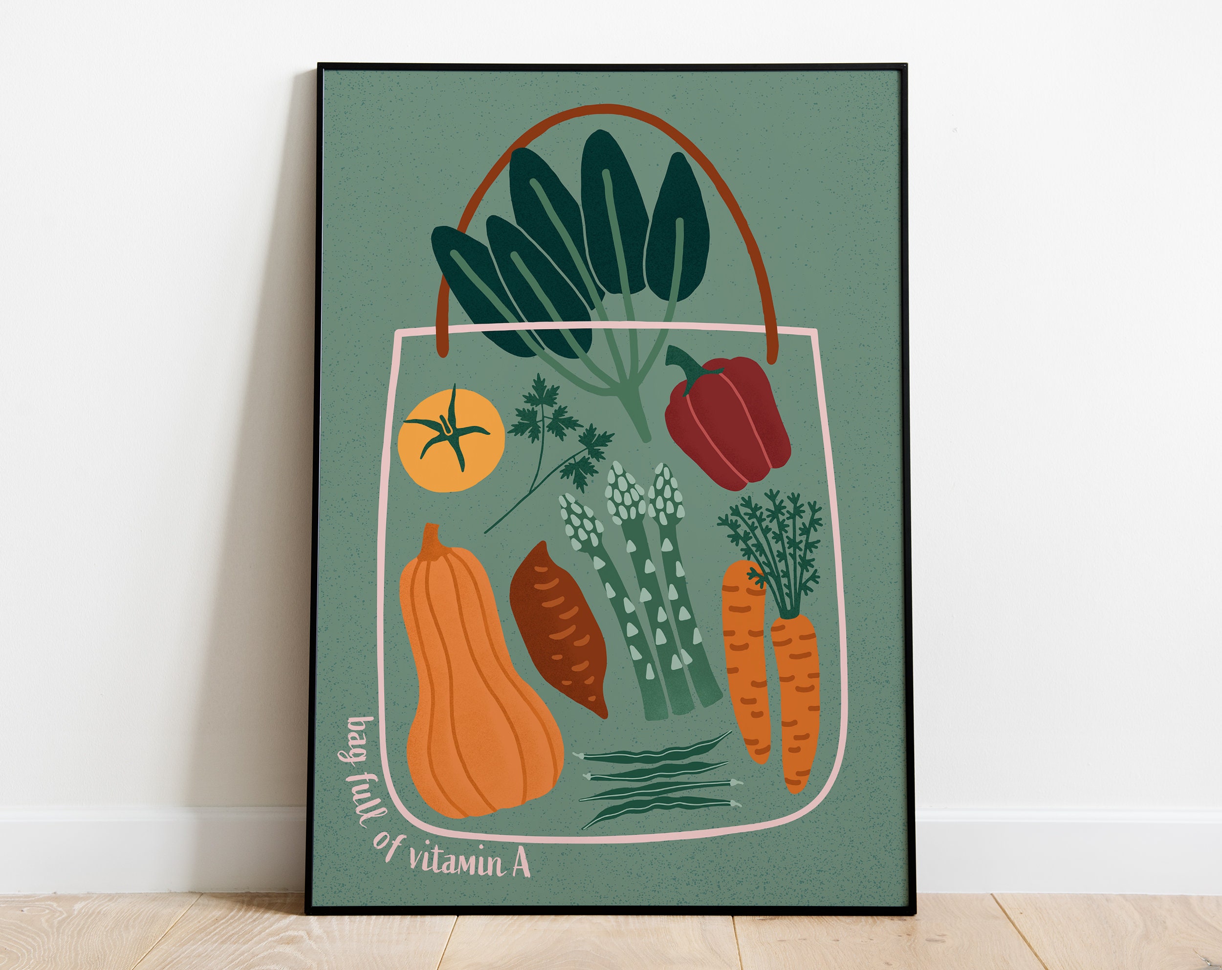 2+1 Fruits & Veggies Posters Bundle – Healthy Superfoods Wall Art ...
