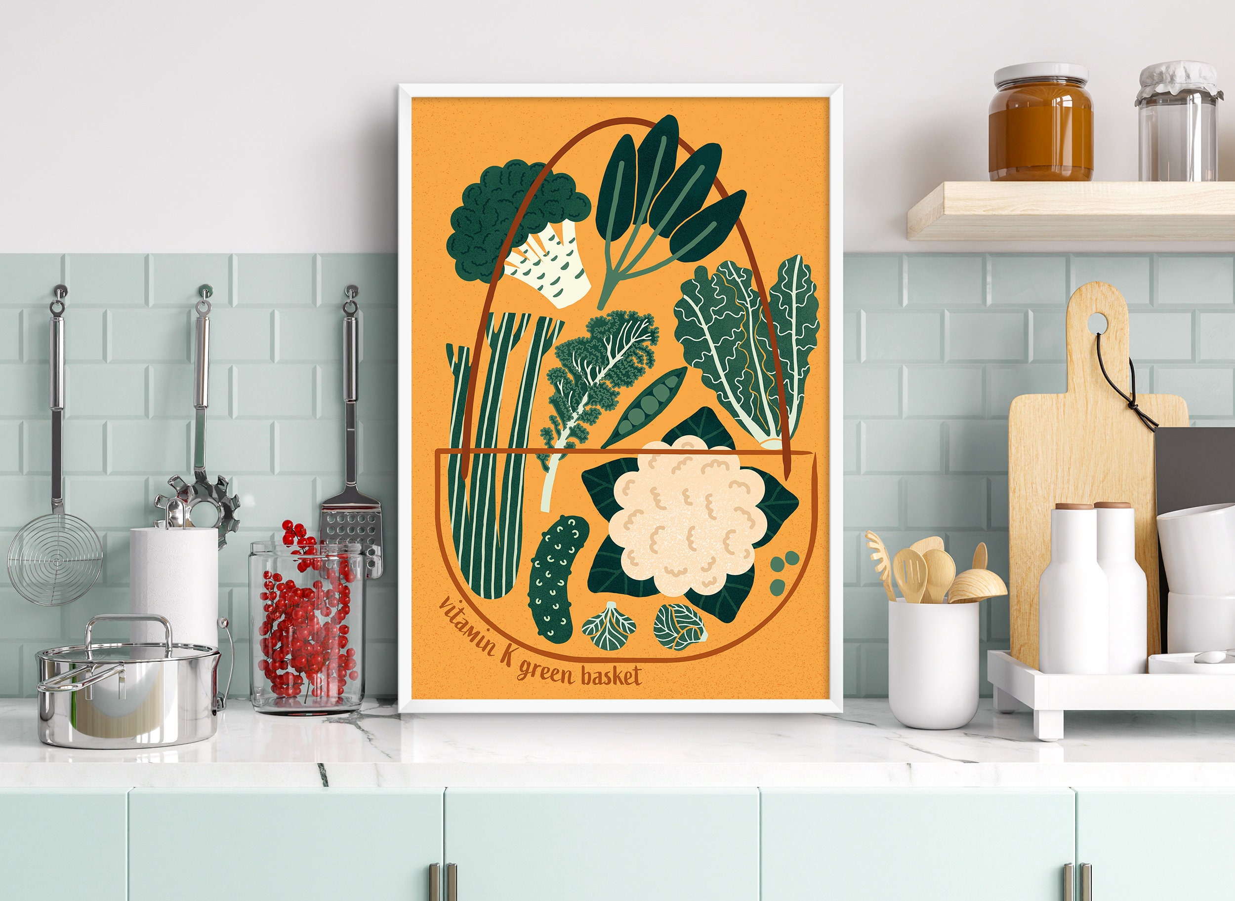 2+1 Fruits & Veggies Posters Bundle – Healthy Superfoods Wall Art ...