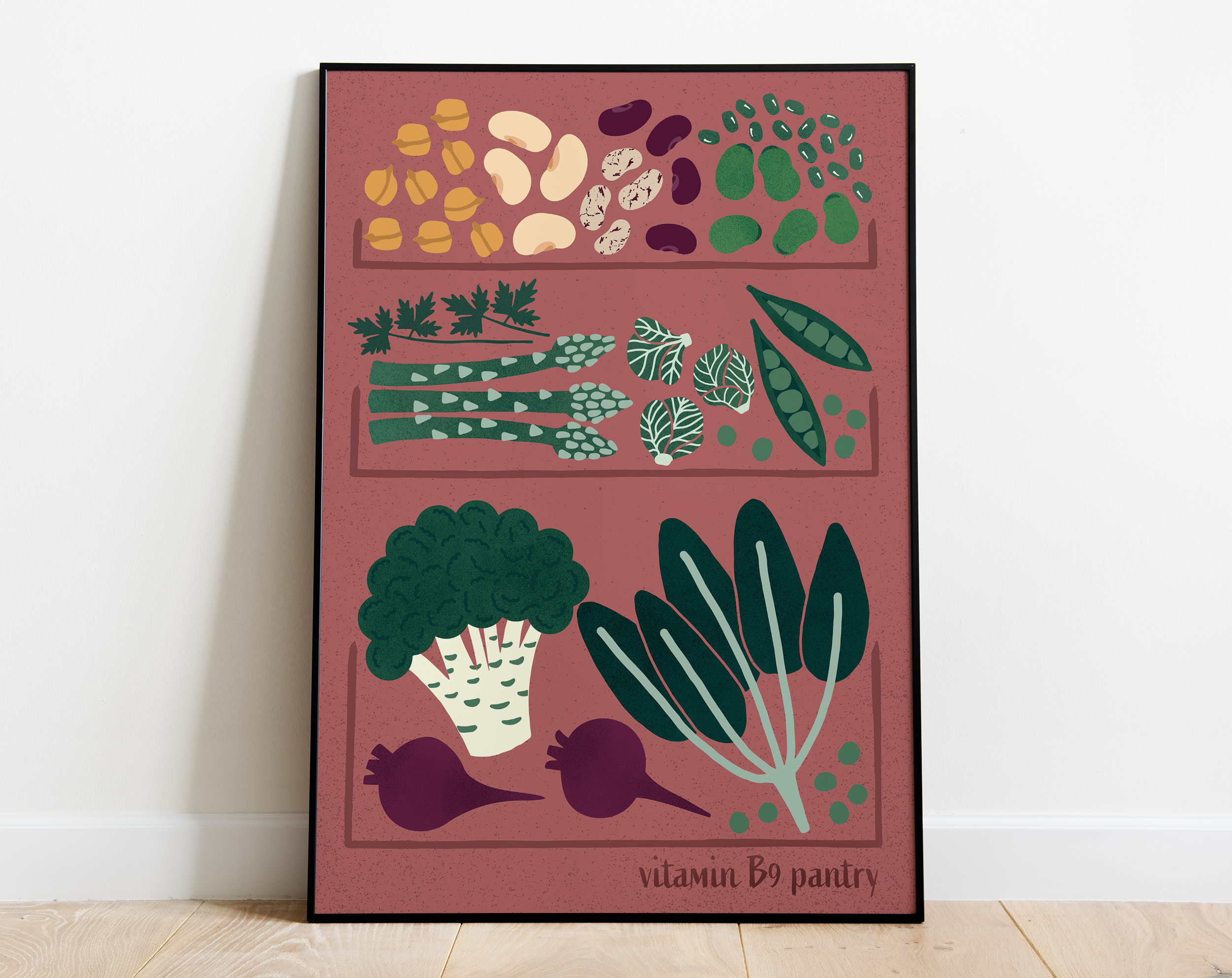 21 Healthy Fruit & Vegetables Posters Bundle Superfood, Vitamins Wall ...