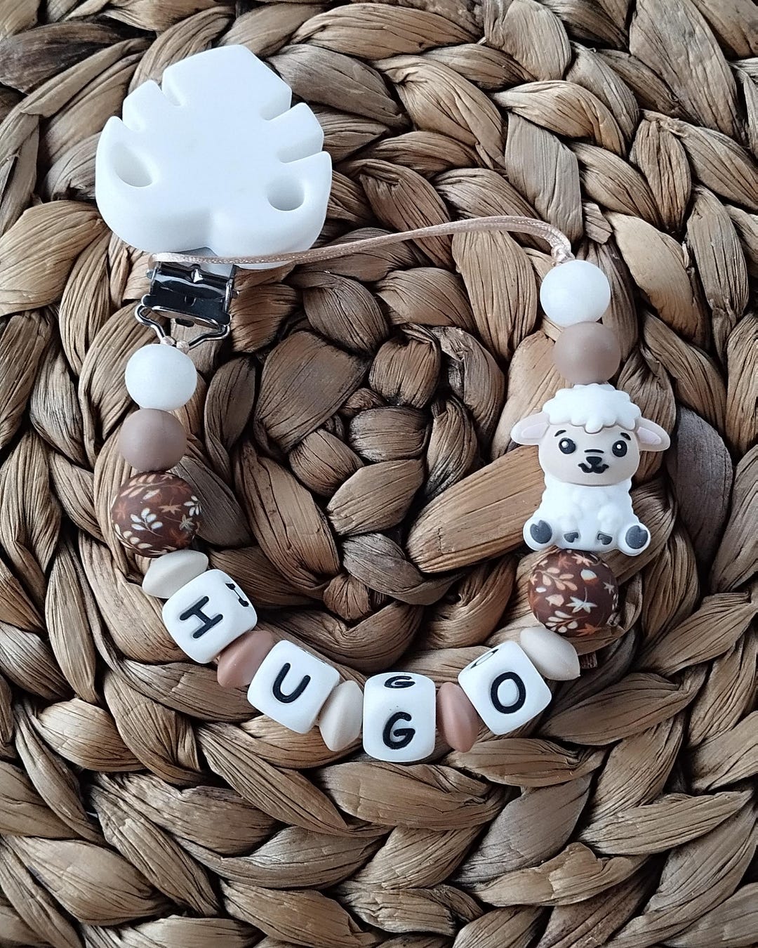 Personalized Silicone Sheep Pacifier Clip - Etsy