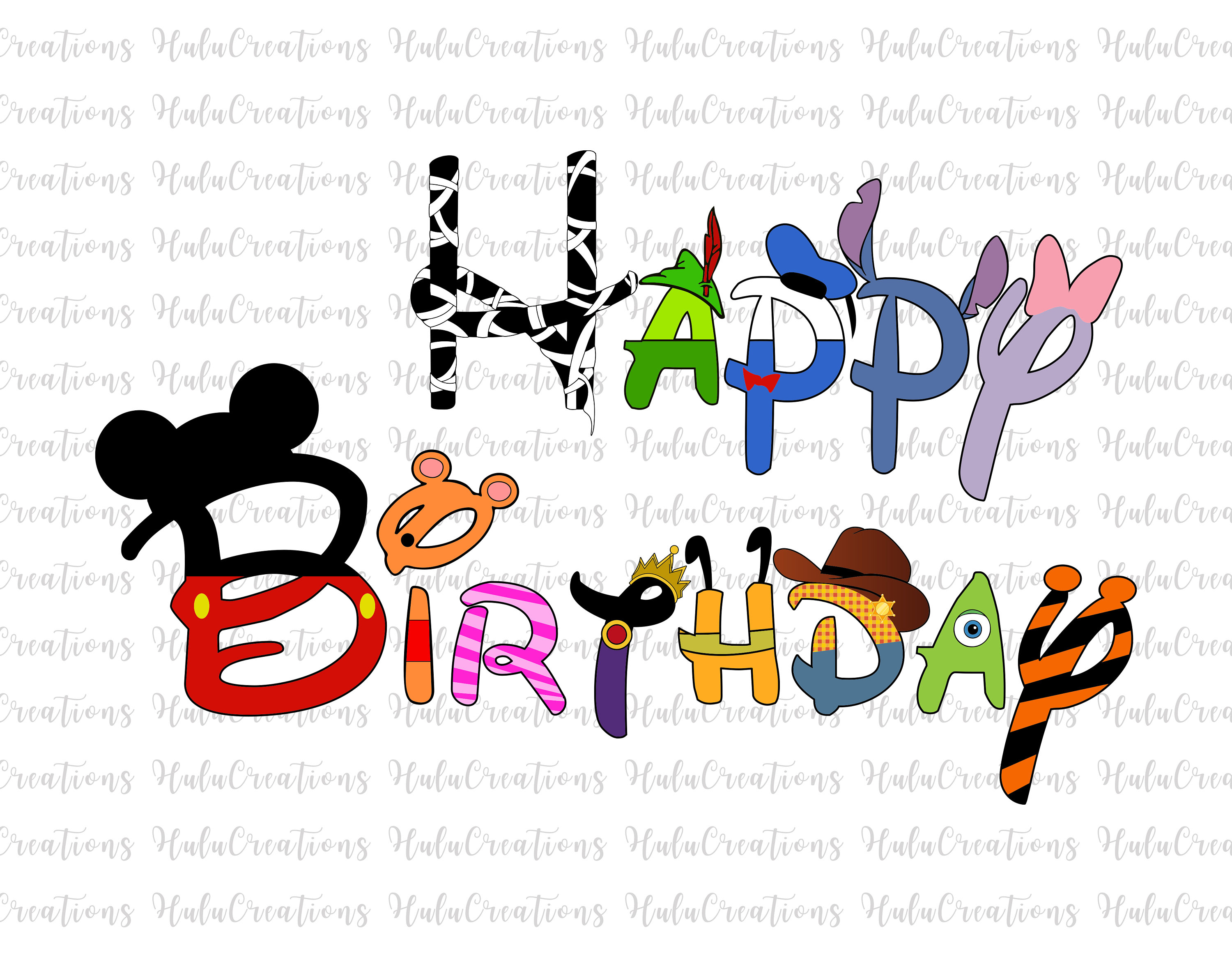 Disney Happy Birthday Clipart