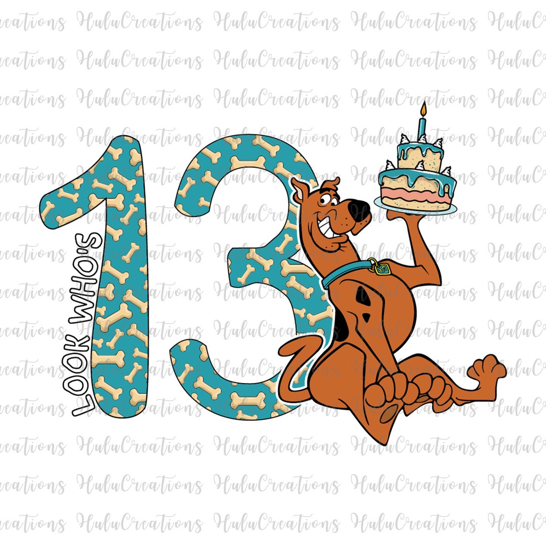 Birthday 13 Years Old Svg Happy Birthday Svg Png Files for - Etsy