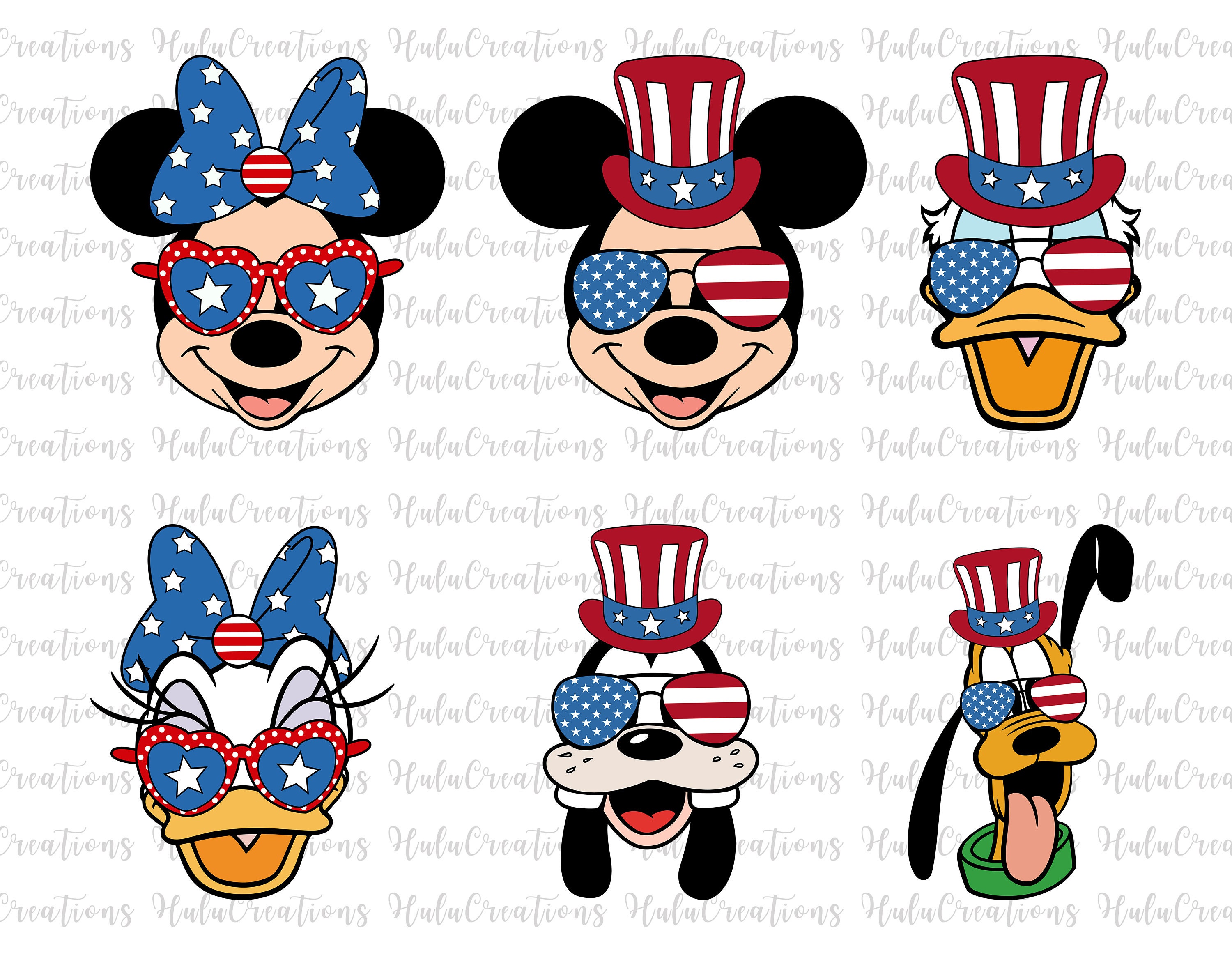 Patriotic Mickey Mouse Clip Art