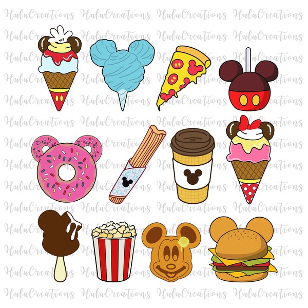 Mickey Snacks Svg - Etsy