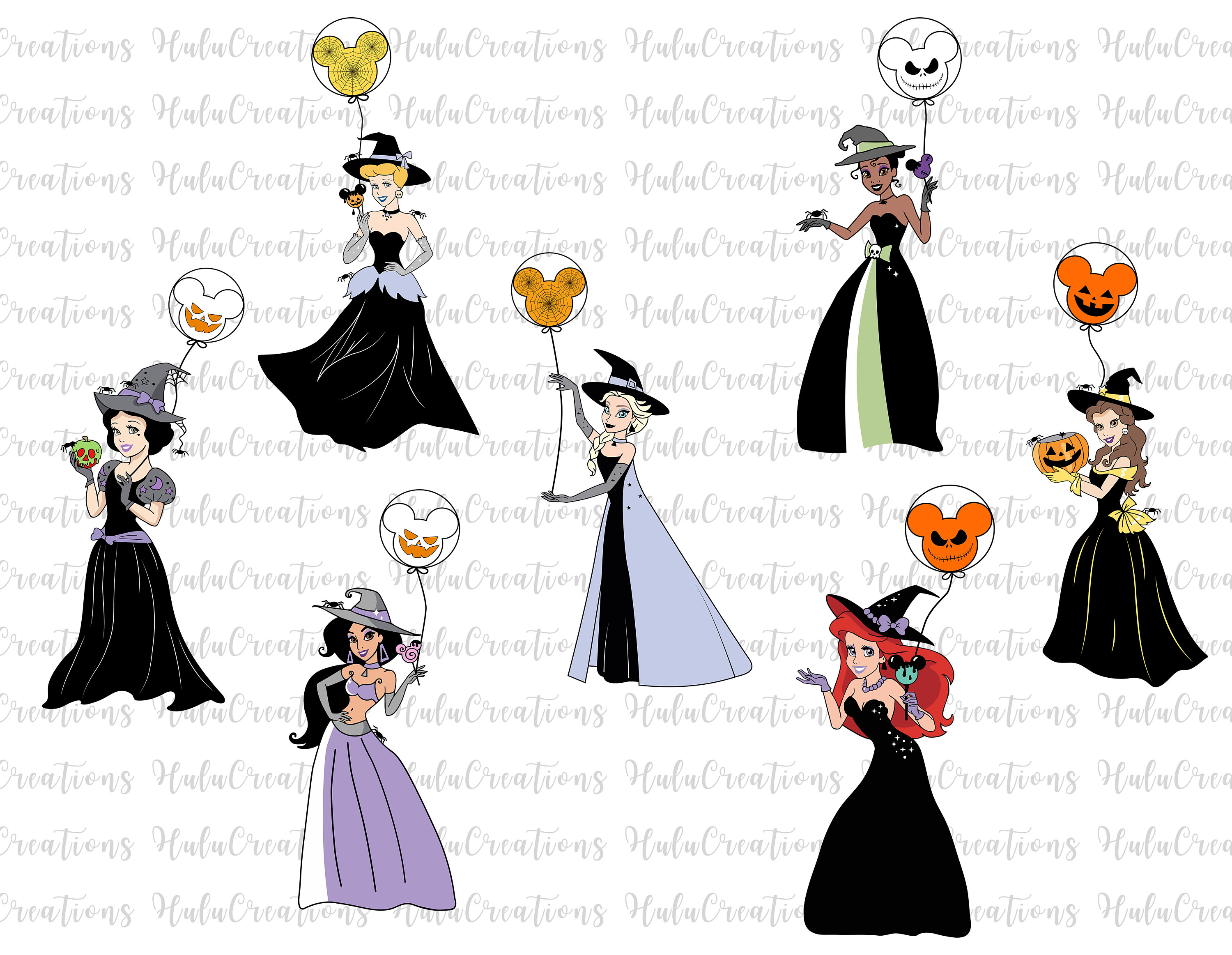 Disney Princess Halloween Clipart Pictures