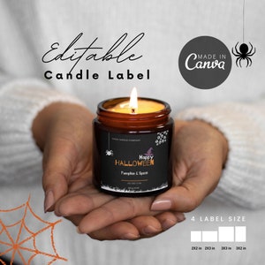 Halloween Candle - Etsy