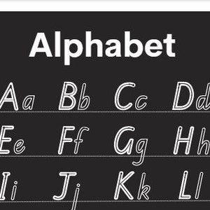 Australian Alphabet Printable , Queensland Font, Instant Download, Kids ...