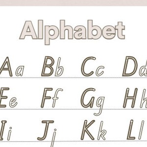Australian Alphabet Printable , Queensland Font, Instant Download, Kids ...