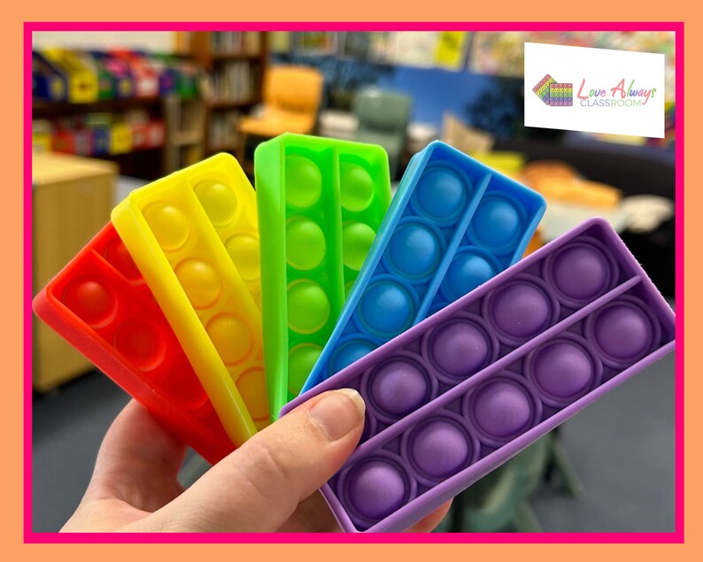 Yellow Silicone Pop It Ten Frame: Montessori Math Manipulative - Etsy ...