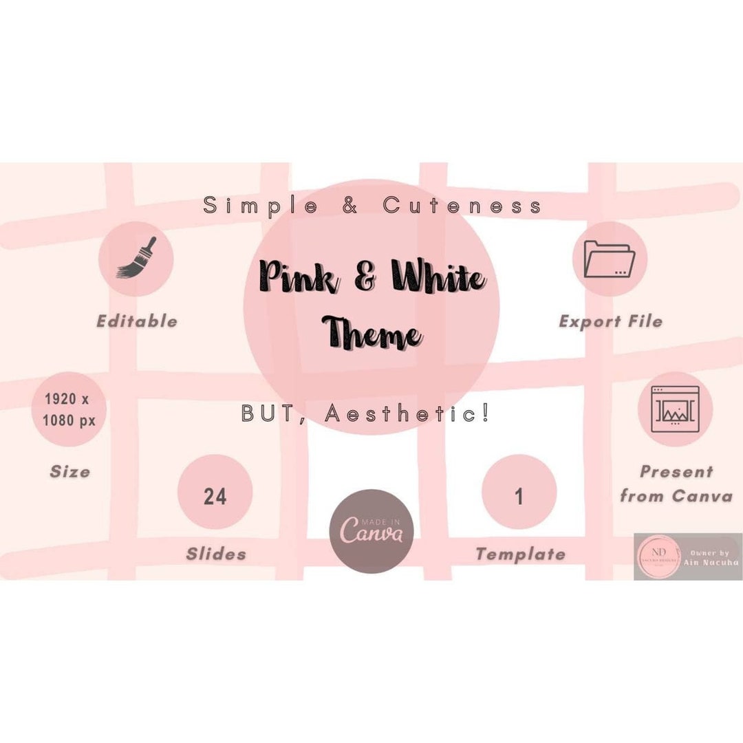 Canva Template Editable | Slide Presentation | Pastel | Minimalist ...