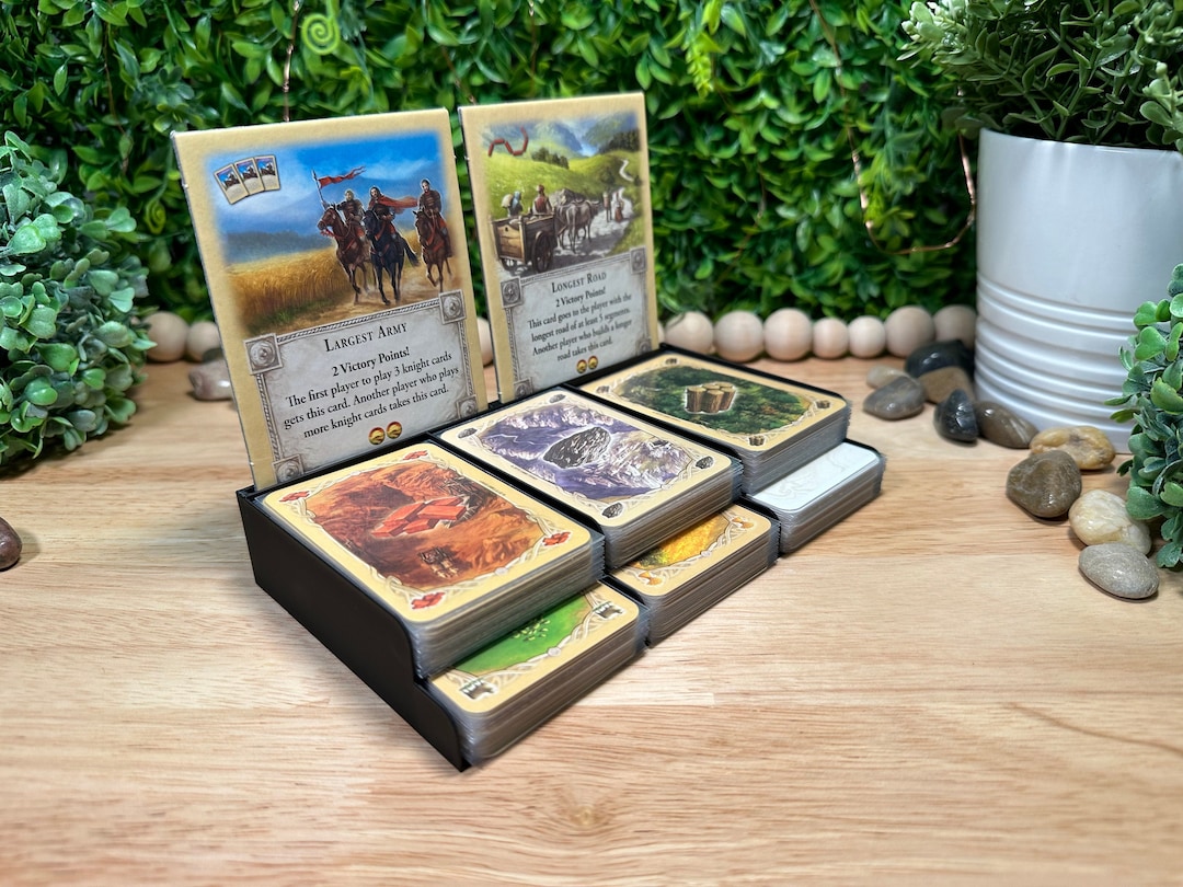Catan Card Organiser / Organizer for Resource Cards, Settlers of Catan ...