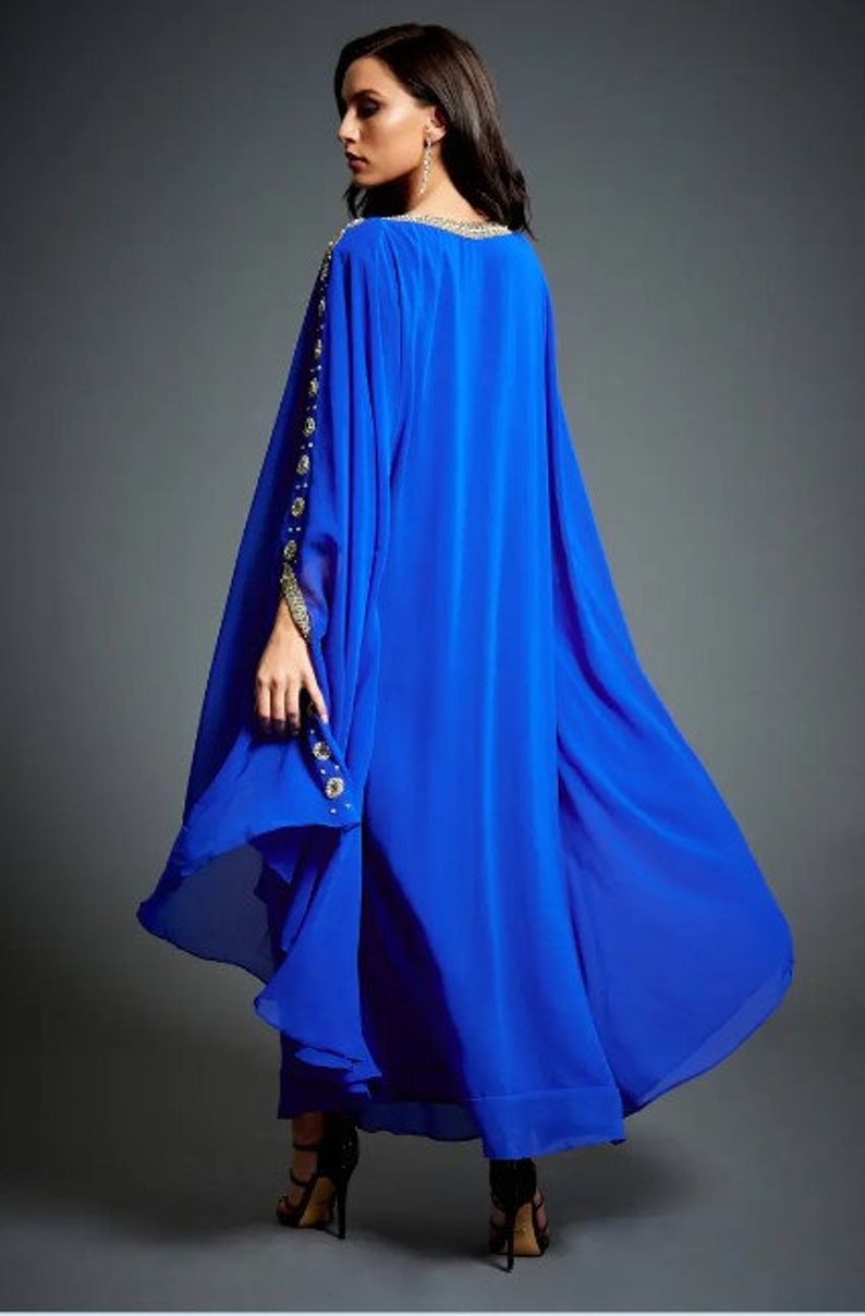 Royal Dubai Moroccan Kaftan Abaya Jalabiya Maxi Hand - Etsy