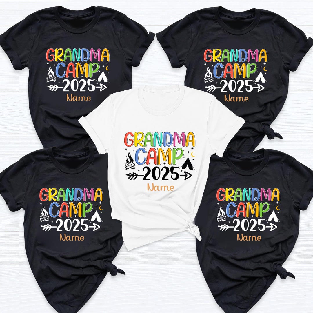 Personalized Camp Nana Gigi Summer Camp Shirt, Custom Name Camp Shirt ...