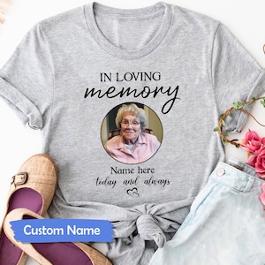 Personalized in Loving Memory Family Loss T-shirt, Custom Memorial ...