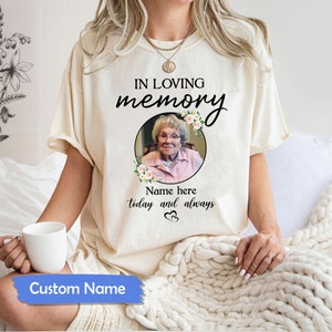 Personalized in Loving Memory Family Loss T-shirt, Custom Memorial ...