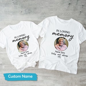 Personalized in Loving Memory Family Loss T-shirt, Custom Memorial ...