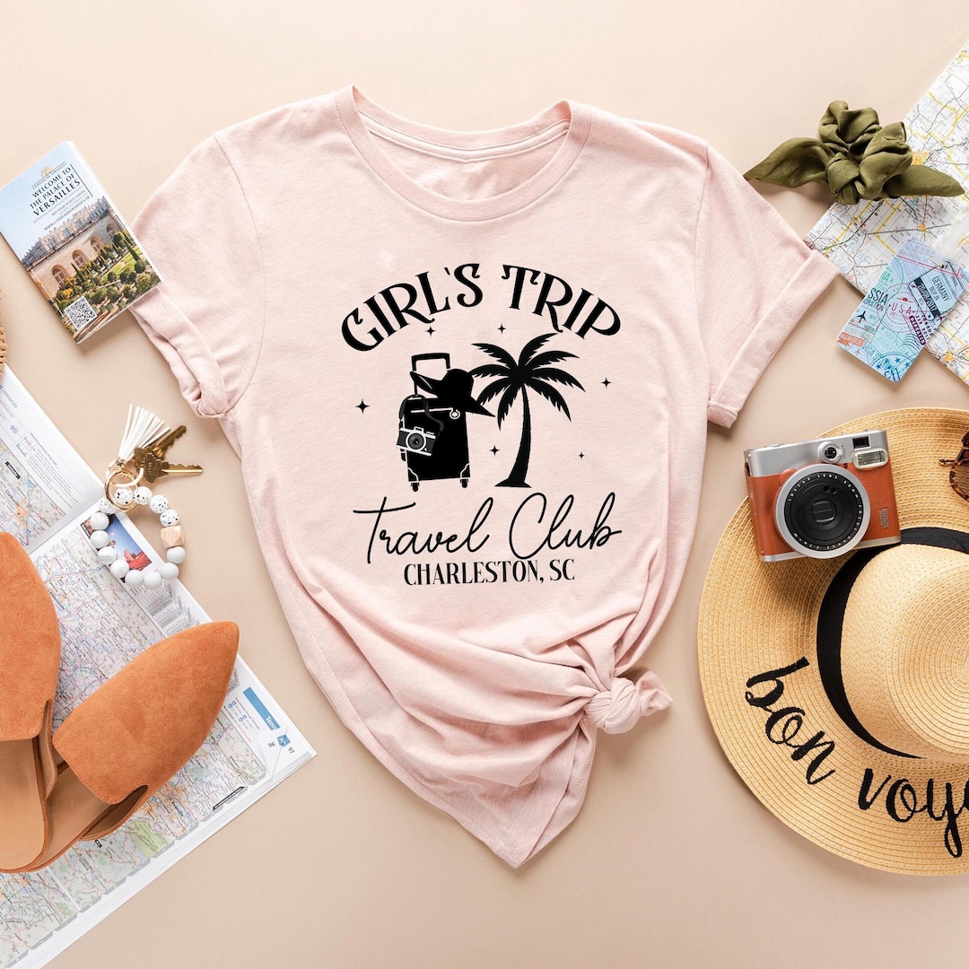 Personalized Girls Trip Shirt, Custom Destination Girls Trip Shirts ...