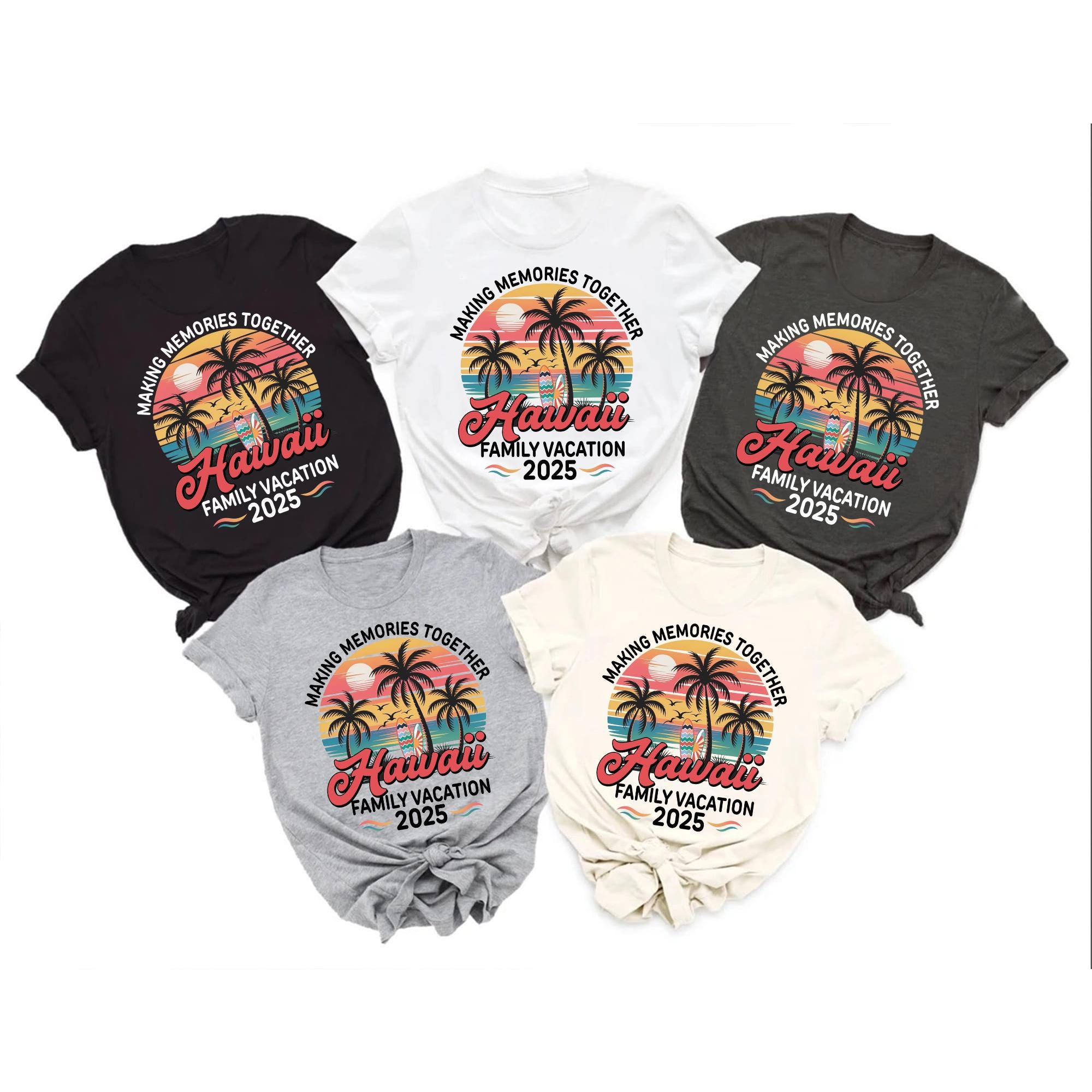 Personalized Family Vacation Making Memories Shirt, Custom Destination ...