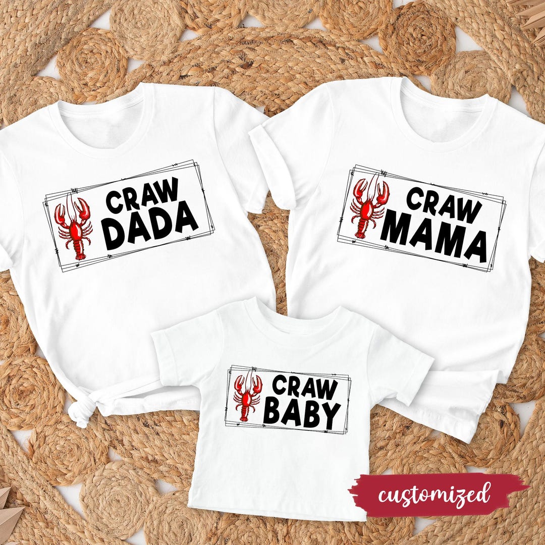Personalized Family Crawfish Boil Shirt, Family Matching Boil Crew ...