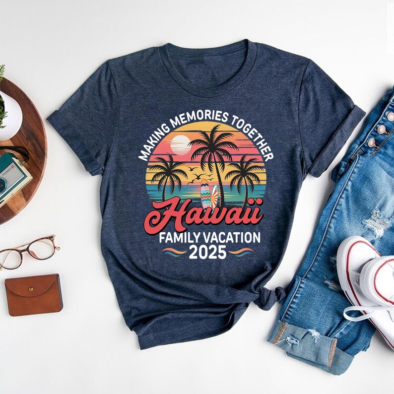 Personalized Family Vacation Making Memories Shirt, Custom Destination ...
