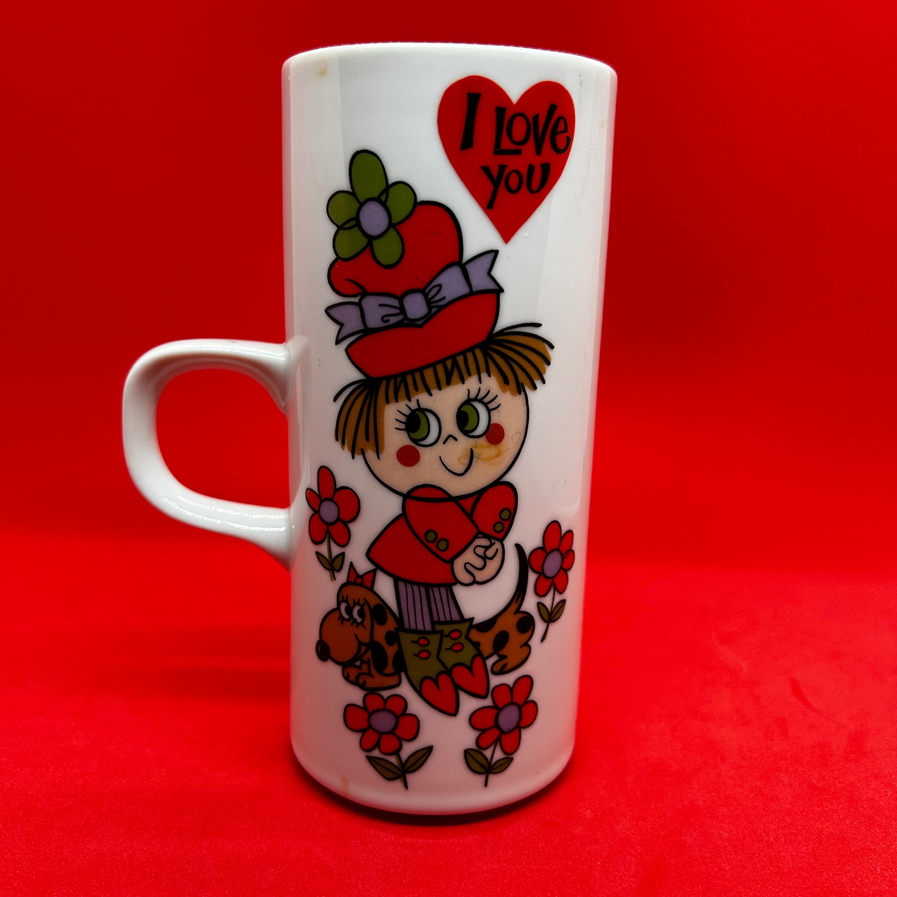 Vintage Arnart Royal Crown Smug Mug I Love You by Kitty - Etsy