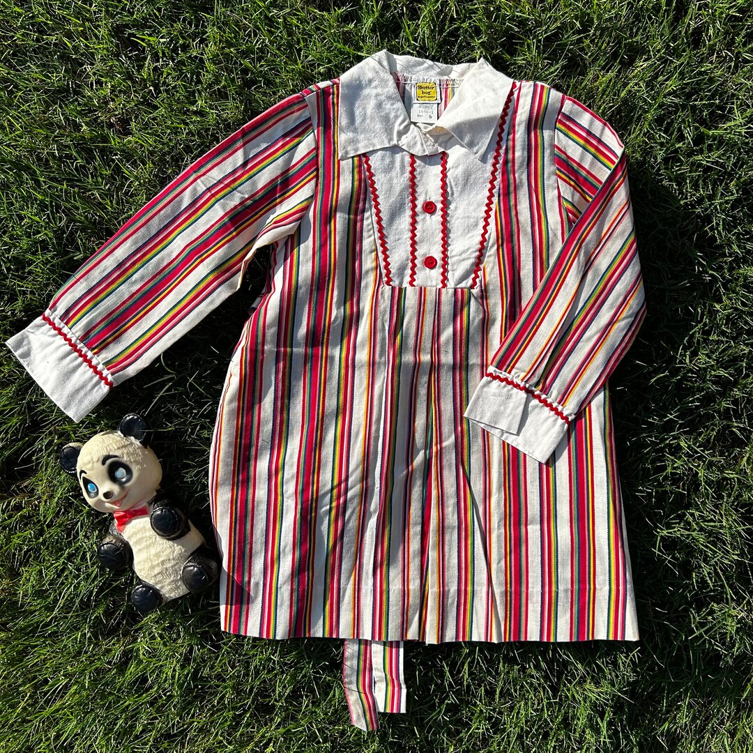 Vintage Shutterbug Mod 60s/70s Little Girls Dress Size 6 - Etsy