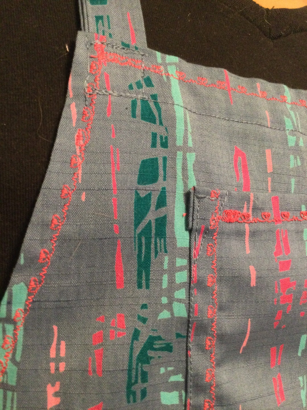 Apron—- Fluorescent Flow - Etsy