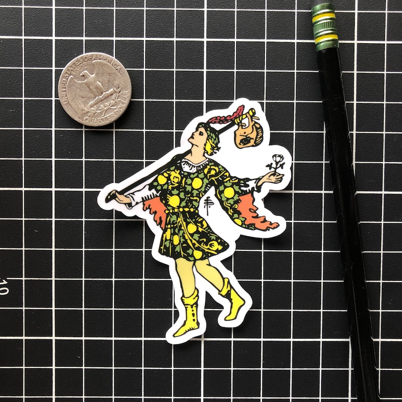 Tarot Card Phone Sticker - Etsy