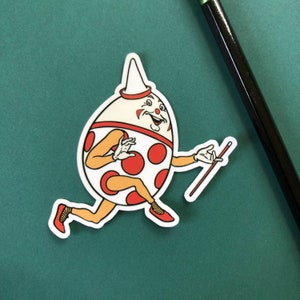 Humpty Dumpty Handmade Die Cut Sticker Decal | Waterproof Laptop Water ...