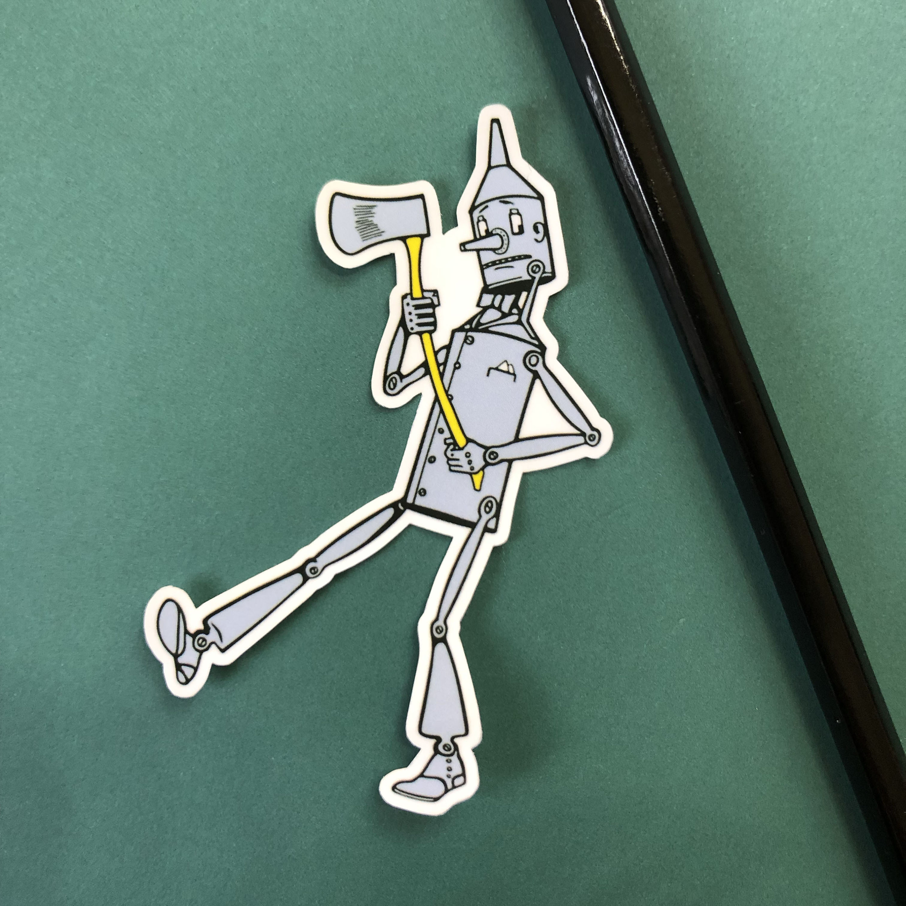 Tin Woodsman Tin Man Wizard of Oz Handmade Die Cut Sticker Decal ...