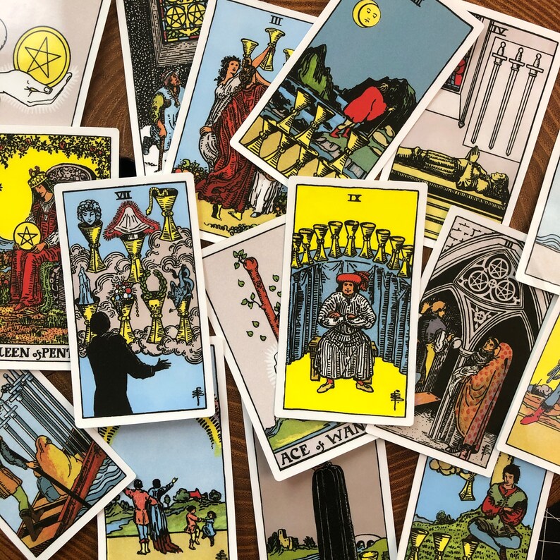 The Ten of Swords Sticker Minor Arcana Pip Card Rider Waite - Etsy