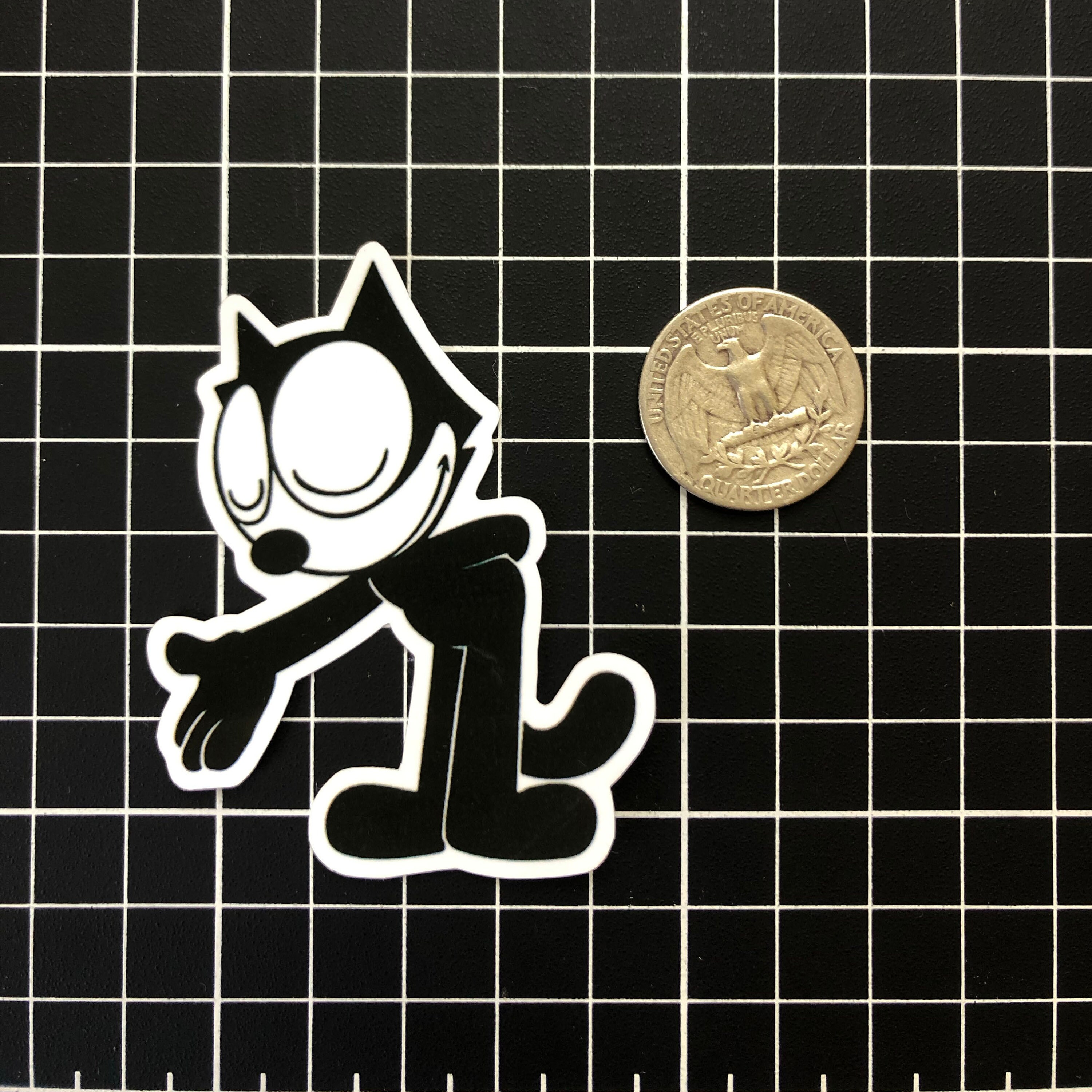 Felix the Cat Bowing Cartoon Handmade Die Cut Sticker Decal ...