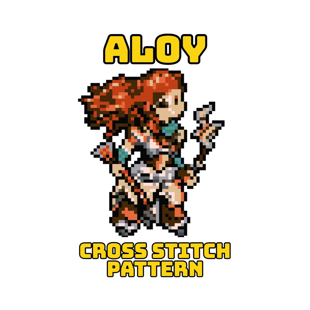 Aloy Horizon Zero Dawn & Forbidden West Cross Stitch - Etsy