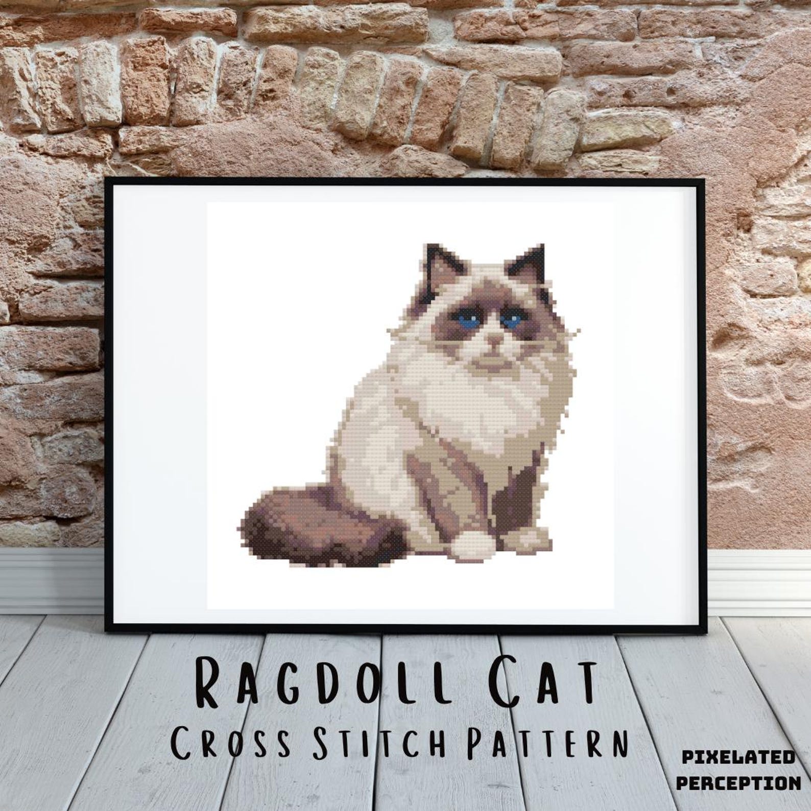 Ragdoll Cat | Cross Stitch Pattern | PDF Pattern | Instant Download - Etsy
