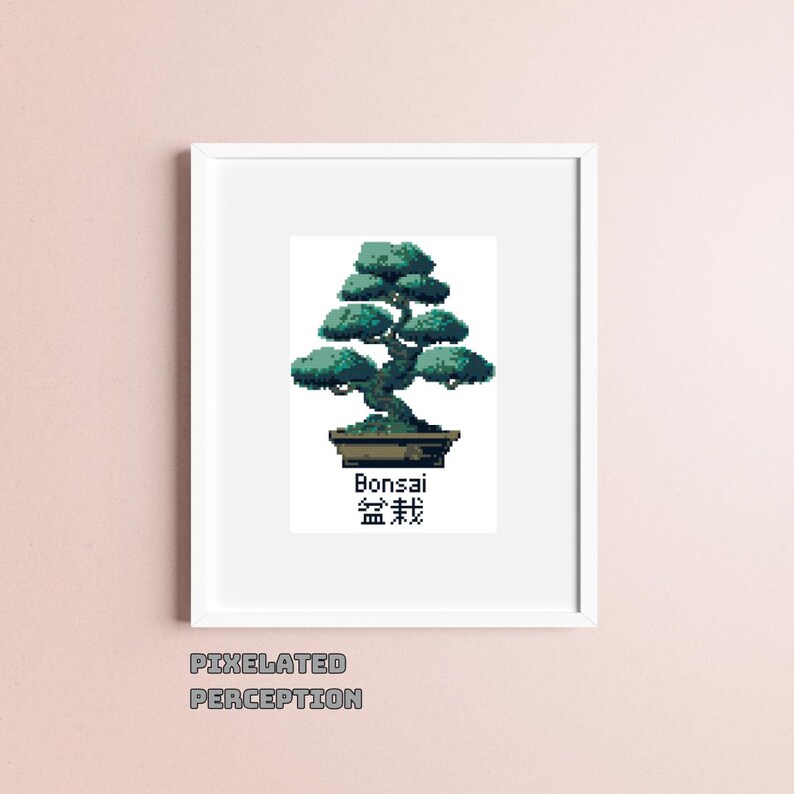 Bonsai Tree Cross Stitch Pattern PDF Pattern Instant Download - Etsy