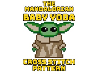 The Mandalorian Pixel Art Cross Stitch Design Pattern - Etsy UK