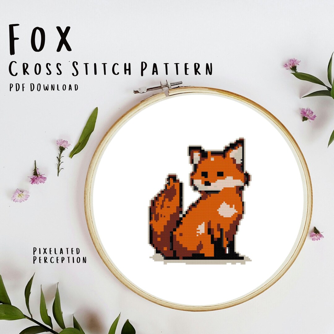 Fox Cross Stitch Pattern PDF Pattern Instant Download - Etsy