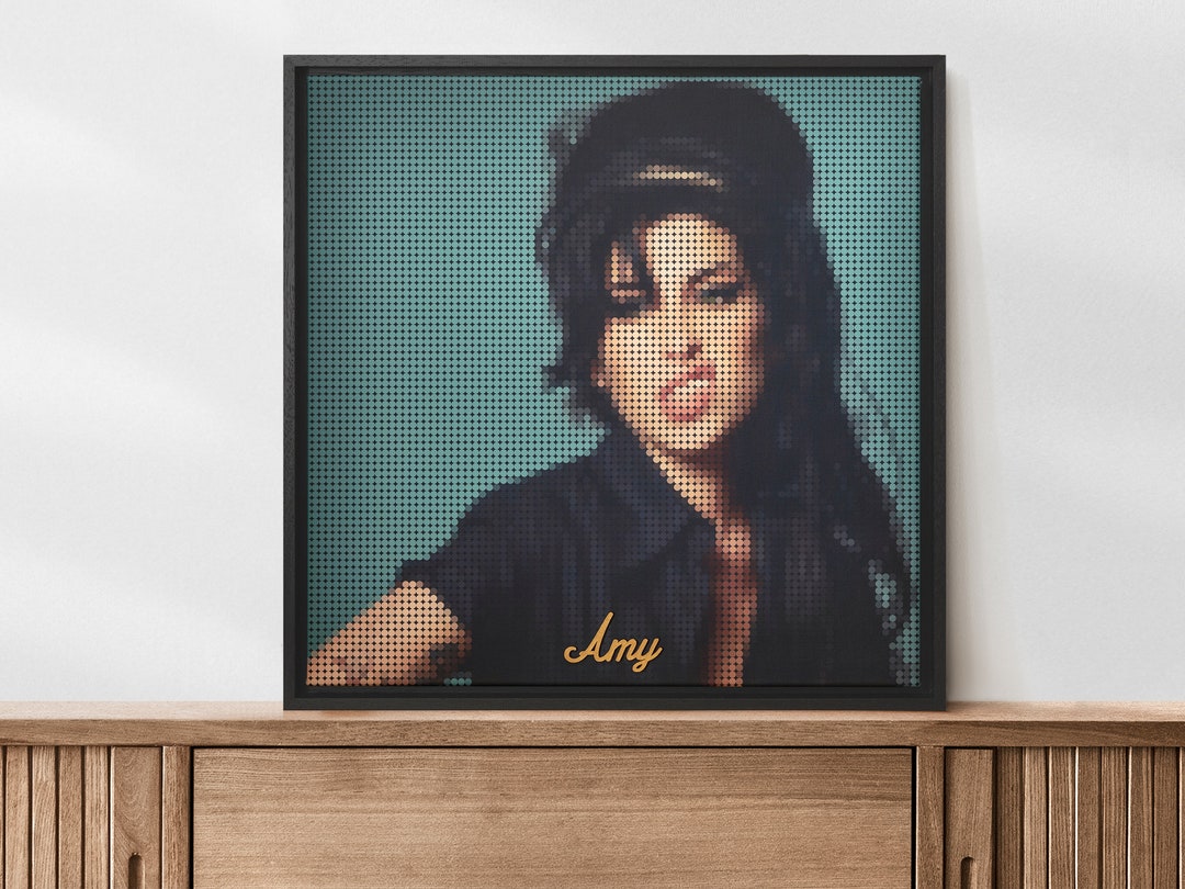 Amy Winehouse Unique Framed Canvas Print - Etsy