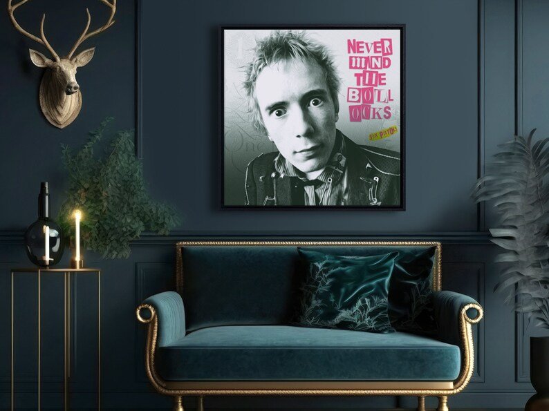 Unique Johnny Rotten Sex Pistols Print Digital Download Printable Wall 0914
