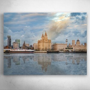 The Liverpool Skyline Print | Digital Download | Printable Wall Art ...