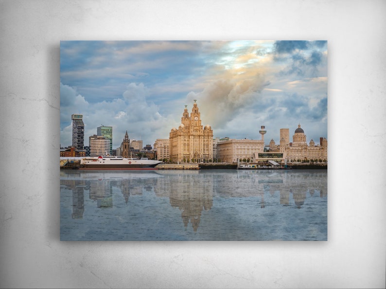 The Liverpool Skyline Print | Digital Download | Printable Wall Art ...